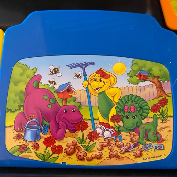 Mattel | Toys | Barneys Carry And Go Laptop Computer With Cards | Poshmark